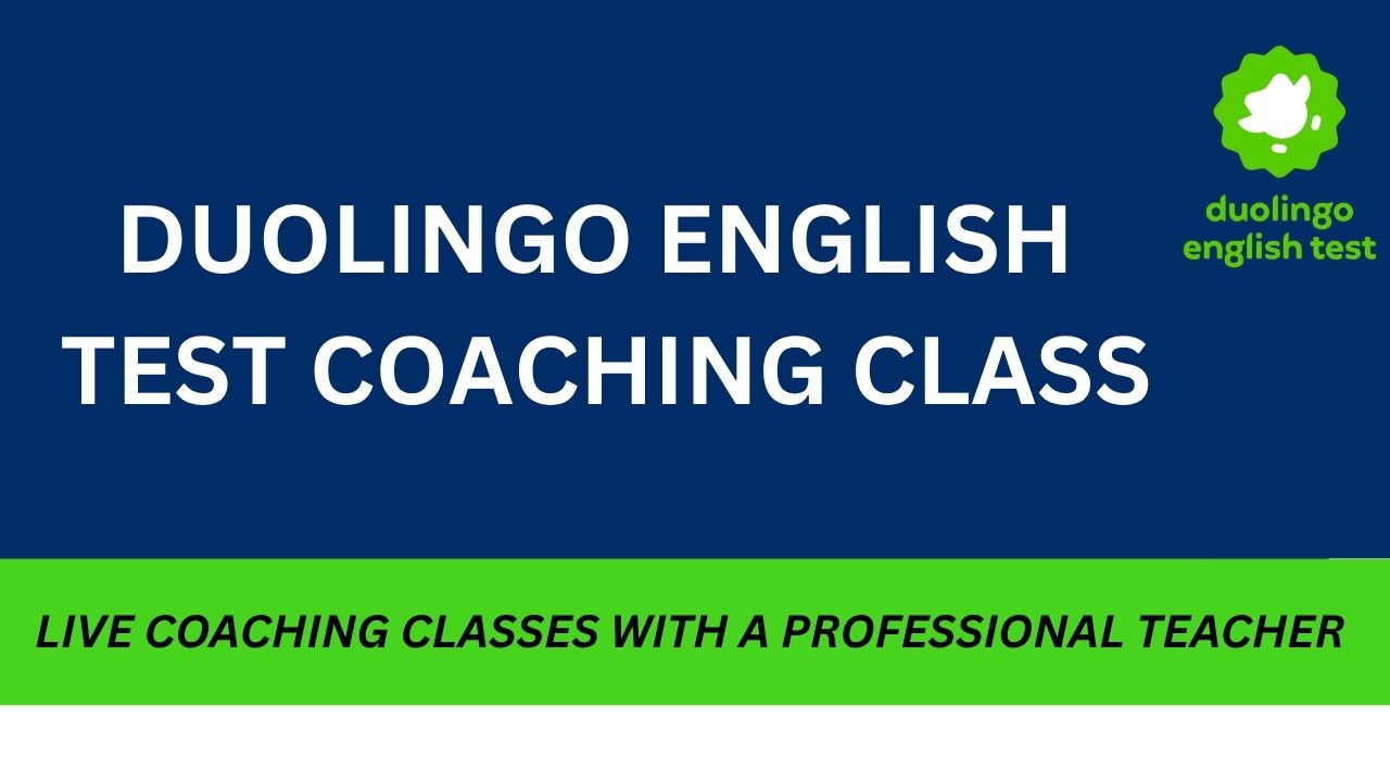 Course Registration - DUOLINGO ENGLISH TEST MASTERY COACHING